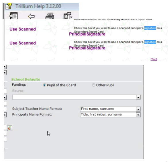 Signatures on Trillium Report Cards - PowerSchool Community
