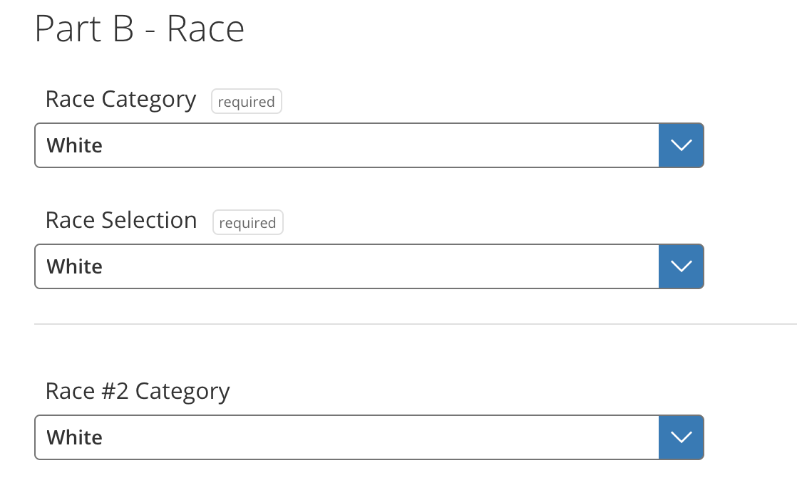 Invalid Field Message - Too many Field for Race Drop Down - PowerSchool ...