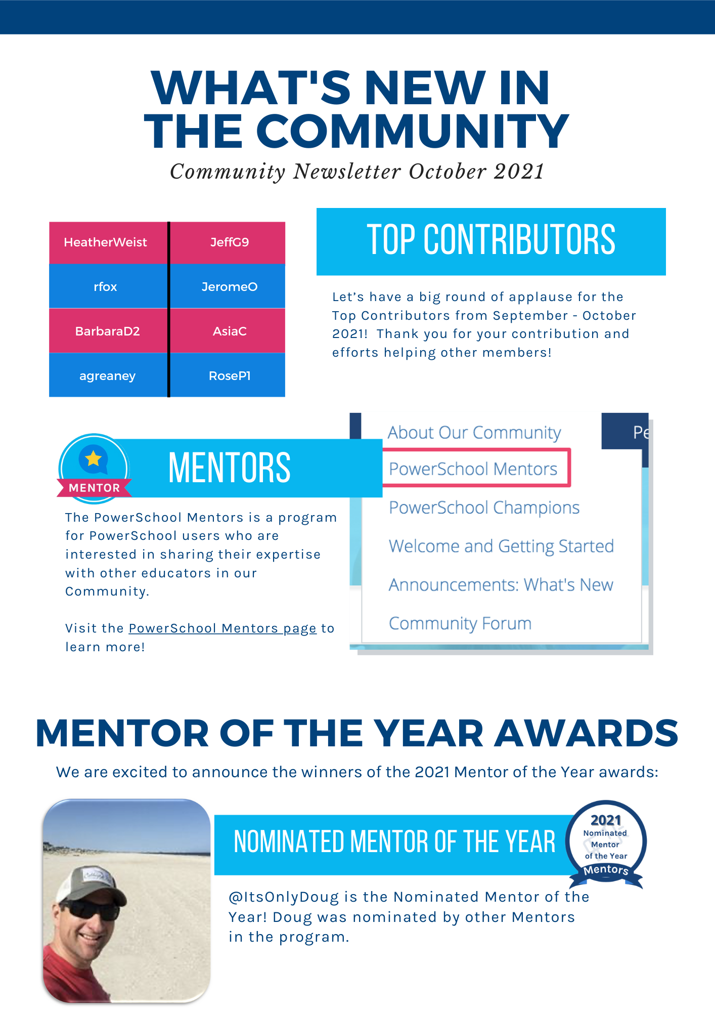 October 2021 Community Newsletter - PowerSchool Community