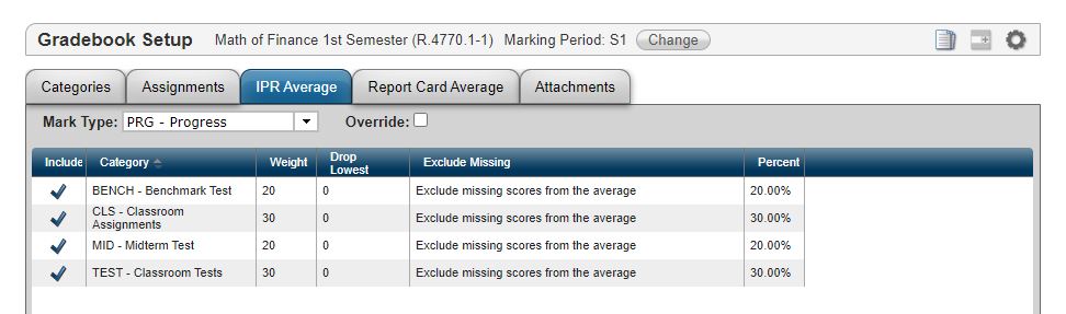 Averaging Grades - PowerSchool Community