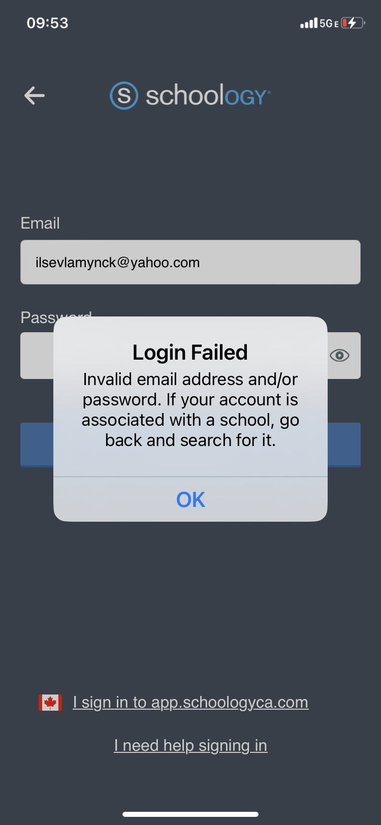 Schoology Parent login on iPhone - unable to login - PowerSchool Community