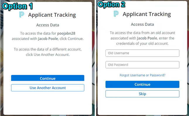 Video: Linking An Old Applicant Account To The New Candidate Login ...