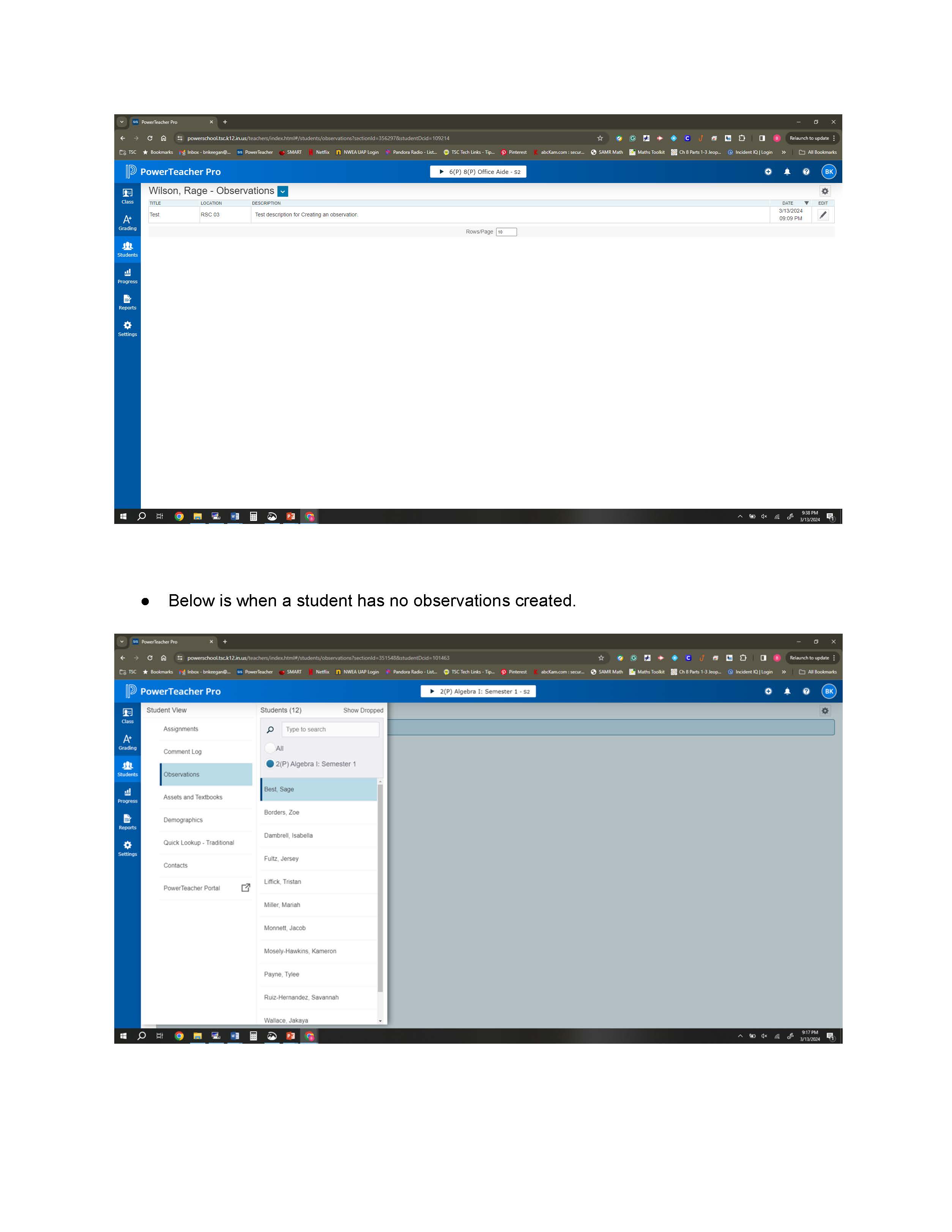 Log Entries and Incident Managment - PowerSchool Community