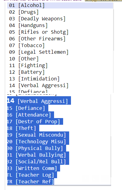 Log Entries and Incident Managment - PowerSchool Community