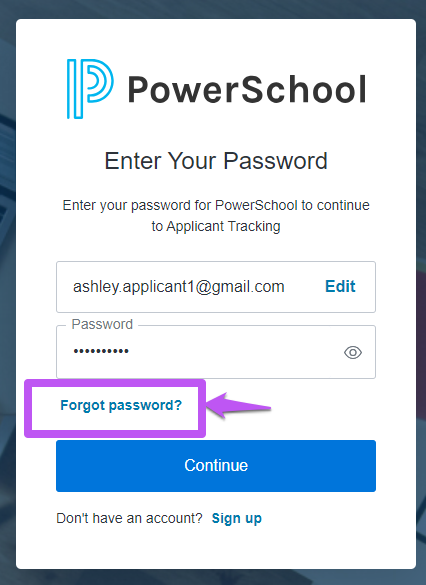 How To: Reset my Password in Applicant Tracking - PowerSchool Community