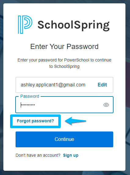 How To: Reset My Password in SchoolSpring - PowerSchool Community