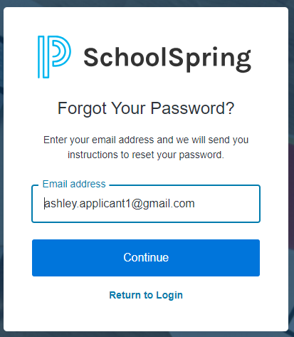 How To: Reset My Password in SchoolSpring - PowerSchool Community
