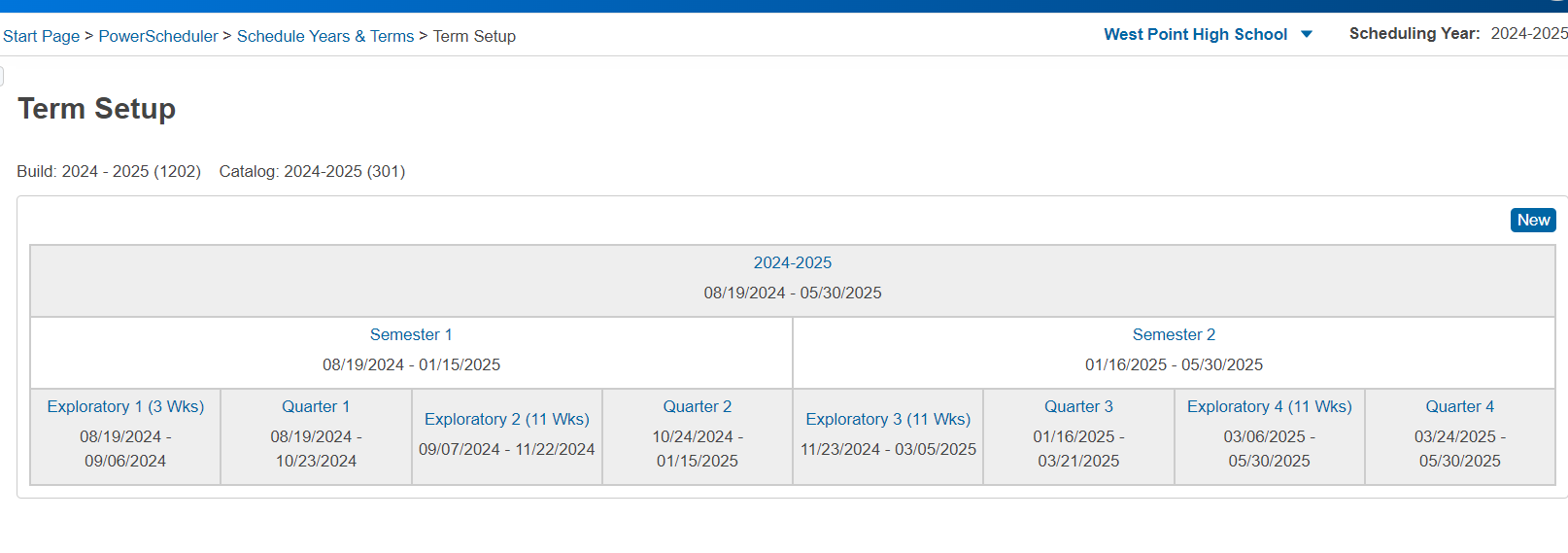 New Terms - PowerSchool Community