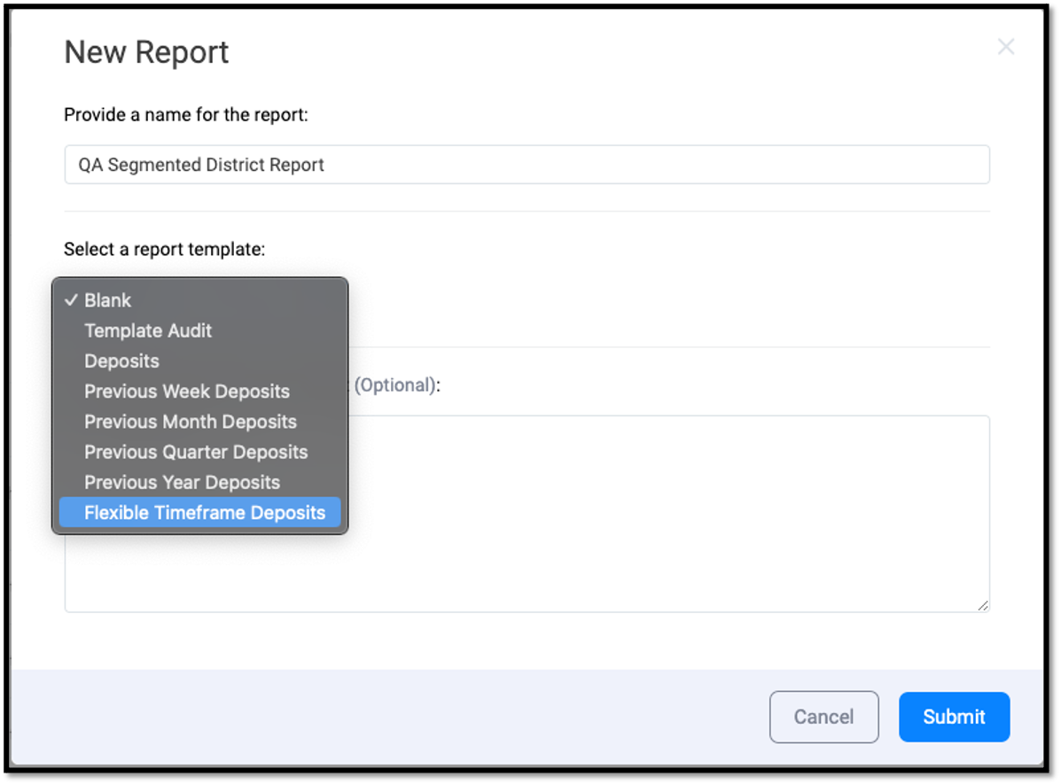 How to Use Flexible Timeframe Deposit Report - PowerSchool Community