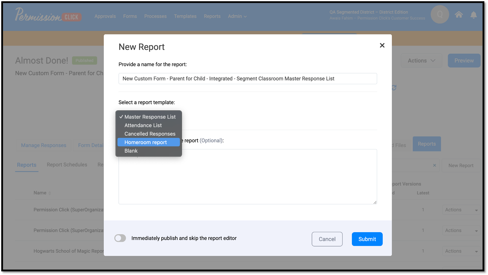How to Use Homeroom Report Template - PowerSchool Community