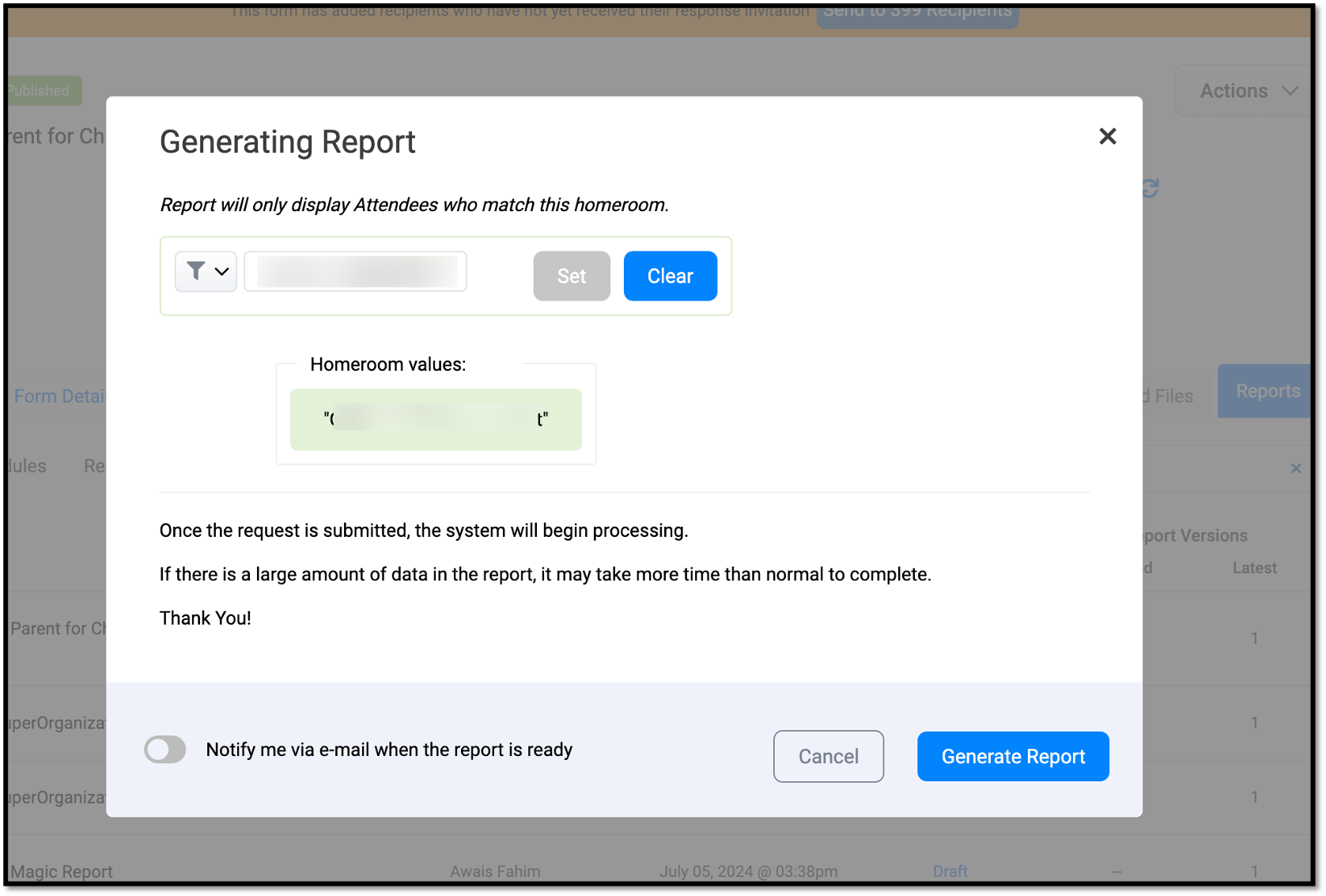 How to Use Homeroom Report Template - PowerSchool Community