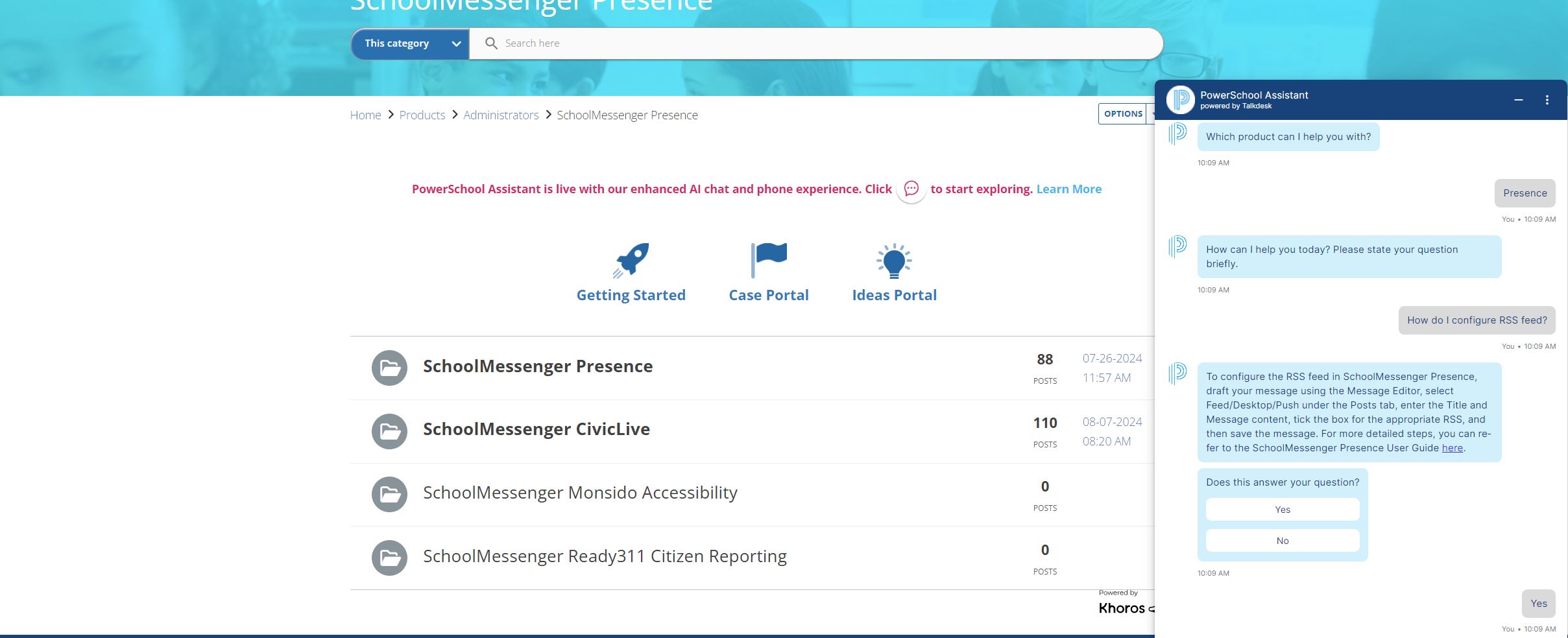 Getting Started for SchoolMessenger Presence and CivicLive Customers ...