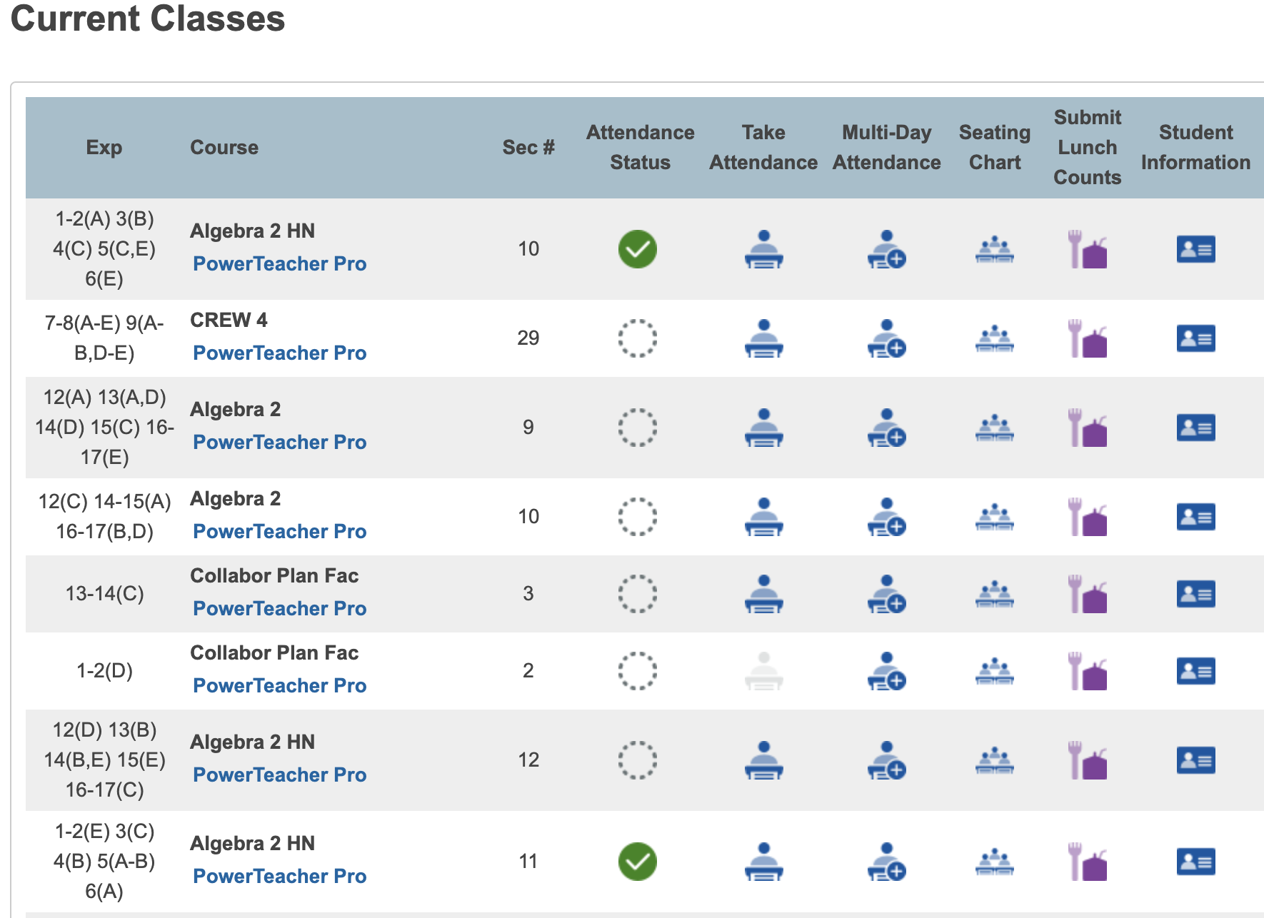 Custom class names and display order - PowerSchool Community