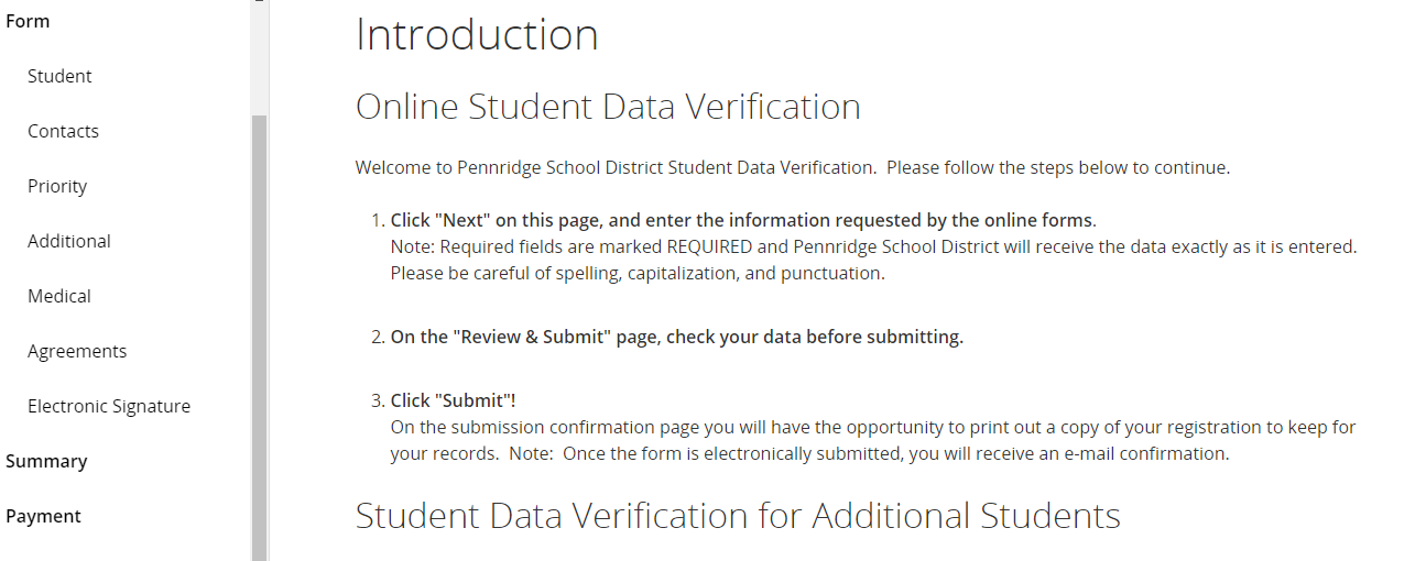 *No Submit Button* Student Data Verification Forms - PowerSchool Community