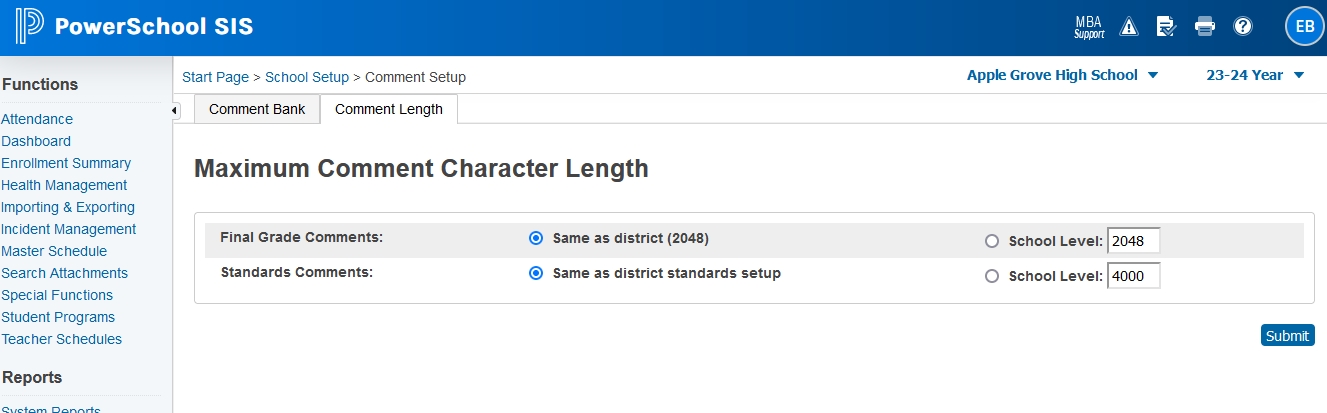 PowerSchool/Teacher Report Comments - PowerSchool Community